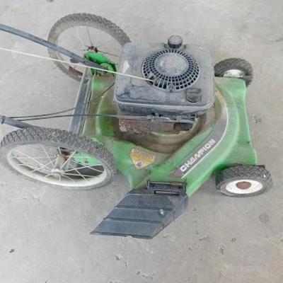 Champion Push Mower Pull Start | EstateSales.org