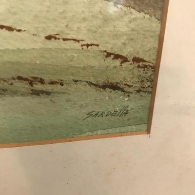 Lot 223 - Two Signed Art Pieces by Louis Sardella and Feight ...