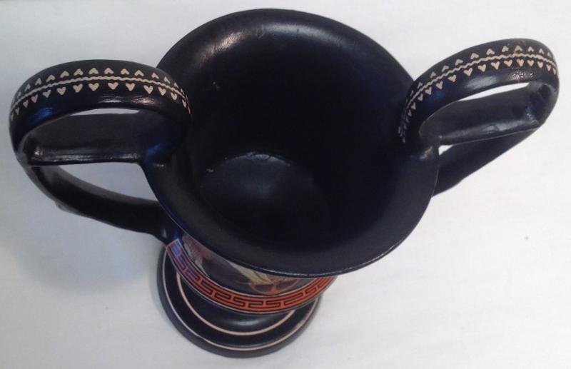 Greek Vase Triptolemos Twin Handle 10 H | EstateSales.org