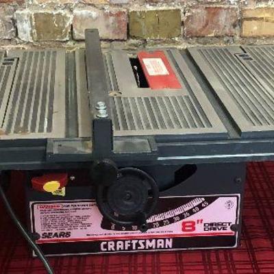 CRAFTSMAN 8-INCH DIRECT DRIVE TABLE SAW | EstateSales.org
