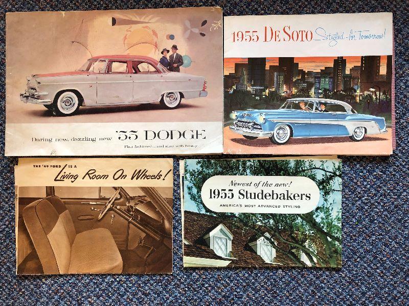 Vintage Car Brochures | EstateSales.org