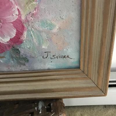 Lot 271 - J Snider Painting and Vintage Lot | EstateSales.org