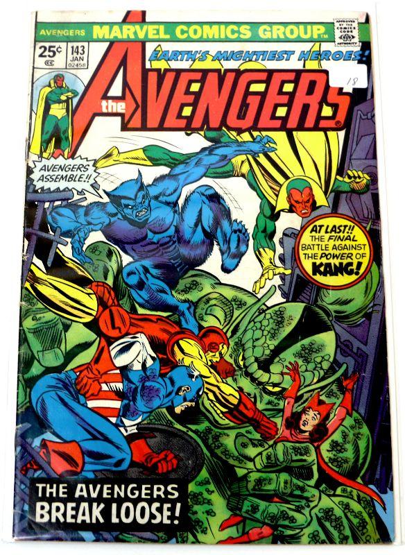 AVENGERS #143 Bronze Age Comic Book 1976 Marvel Comics Black Panther ...
