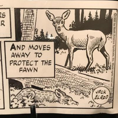 Lot 306 - Signed Jack Elrod Cartoon | EstateSales.org