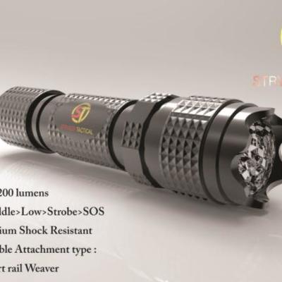 Stryker Tactical Gun Flashlight 2200 Lumens NEW New in Box ...