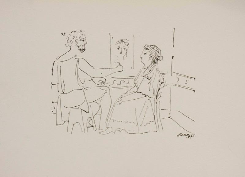Pablo Picasso, La Pose du Modele, Circa 1975 | EstateSales.org