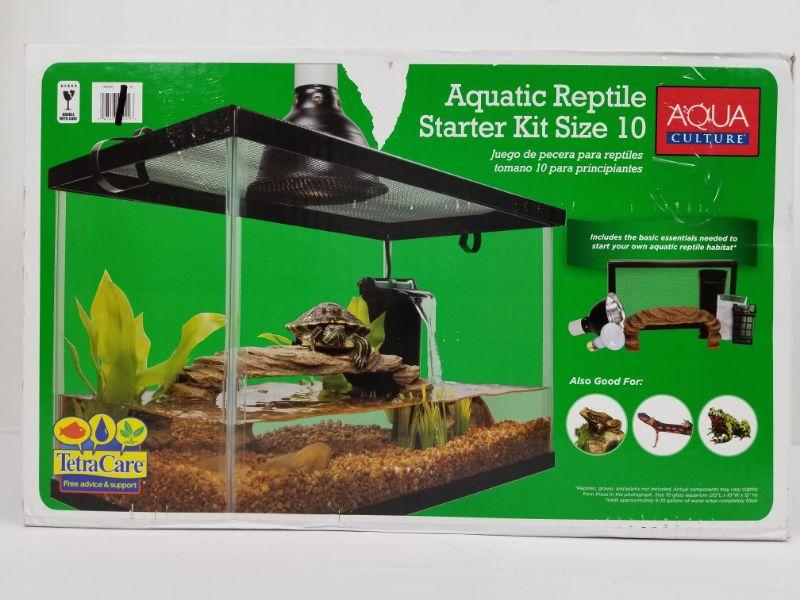 Aquaculture Aquatic Reptile Starter Kit Size 10 - Open Box, New ... Aquaculture Aquatic Reptile Starter Kit Size 10 - Open Box, New ...