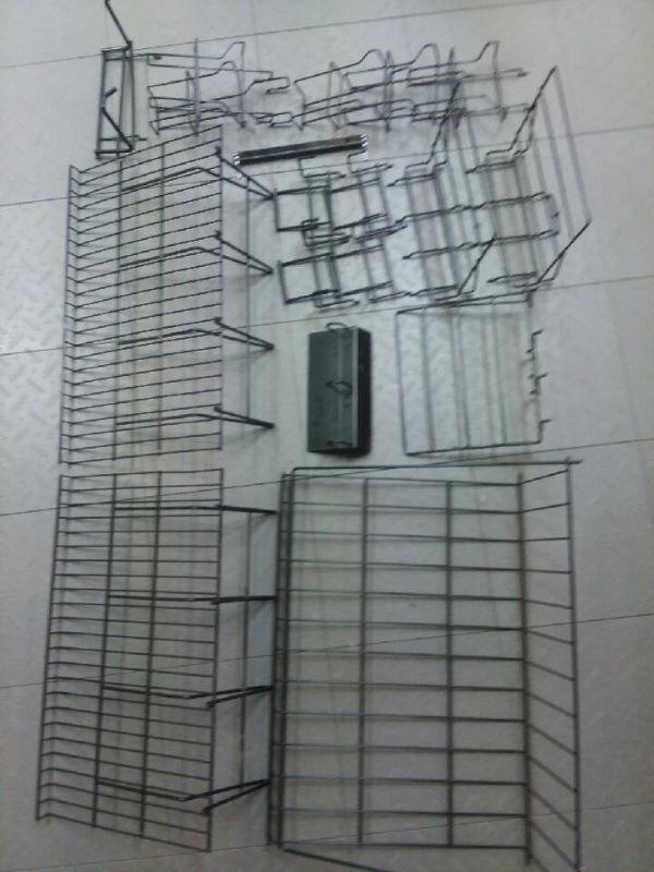 Variety of Metal Wire Peg Board Display Racks | EstateSales.org