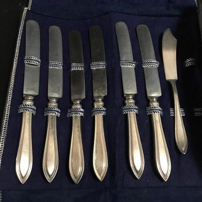 Lot 48 - “S” Engraved Universal Silverware Set | EstateSales.org