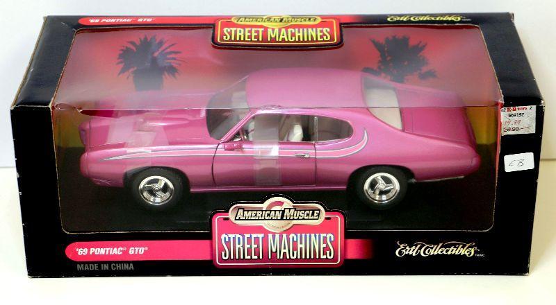 1969 PONTIAC GTO American Muscle Street Machines Die Cast ERTL 1/18 ...