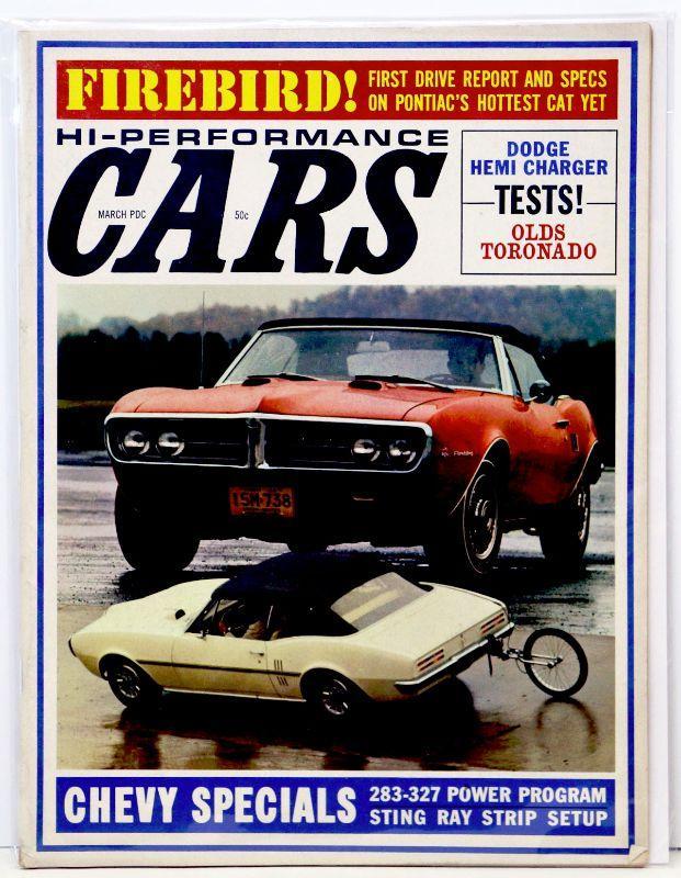 HI-PERFORMANCE CARS Vintage MAGAZINE - March 1967 | EstateSales.org