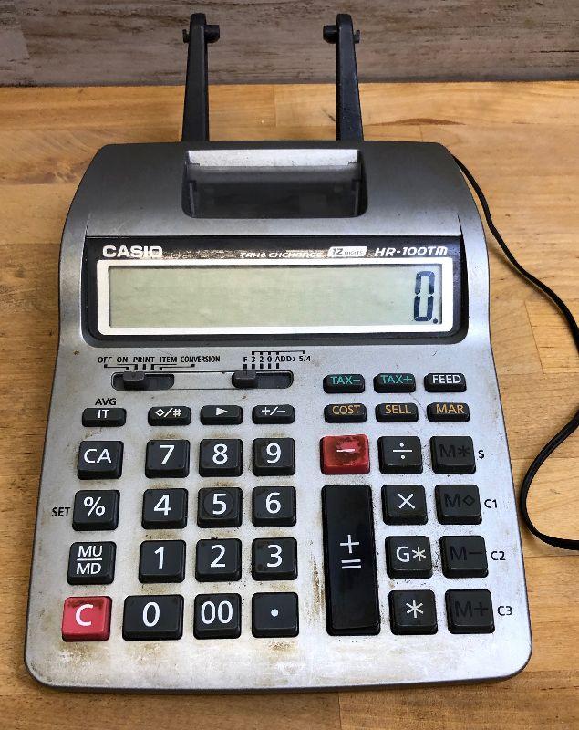 Casio Adding Machine ACDC | EstateSales.org