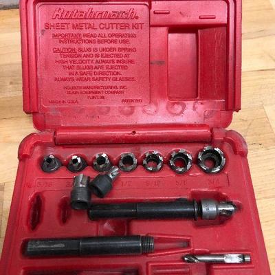 ROTABROACH sheet metal cutter kit | EstateSales.org