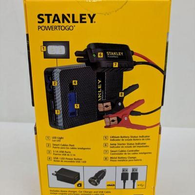 Powertogo, Stanley, Lithium Jump Starter/Portable Power Bank - New ...