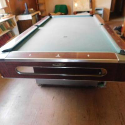 Fischer Foremost Competition Size Pool Table Slate Top | EstateSales.org