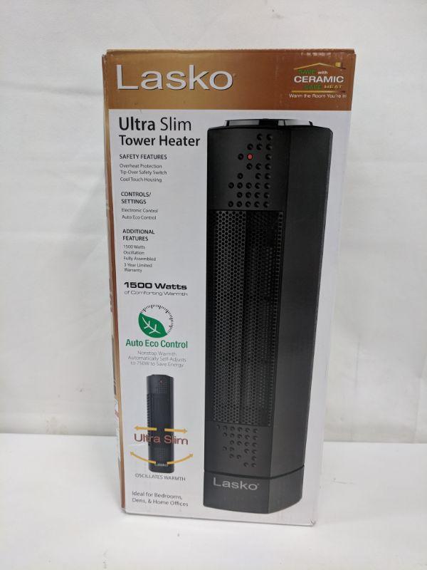 Lasko Ultra Slim Tower Heater - New | EstateSales.org Lasko Ultra Slim Tower Heater - New | EstateSales.org