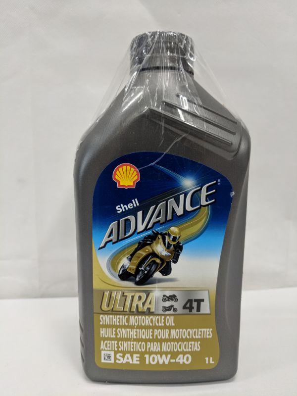 Shell Advance Ultra Synthetic Motorcycle Oil - New | EstateSales.org