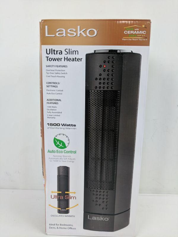Lasko Ultra Slim Tower Heater - New | EstateSales.org Lasko Ultra Slim Tower Heater - New | EstateSales.org