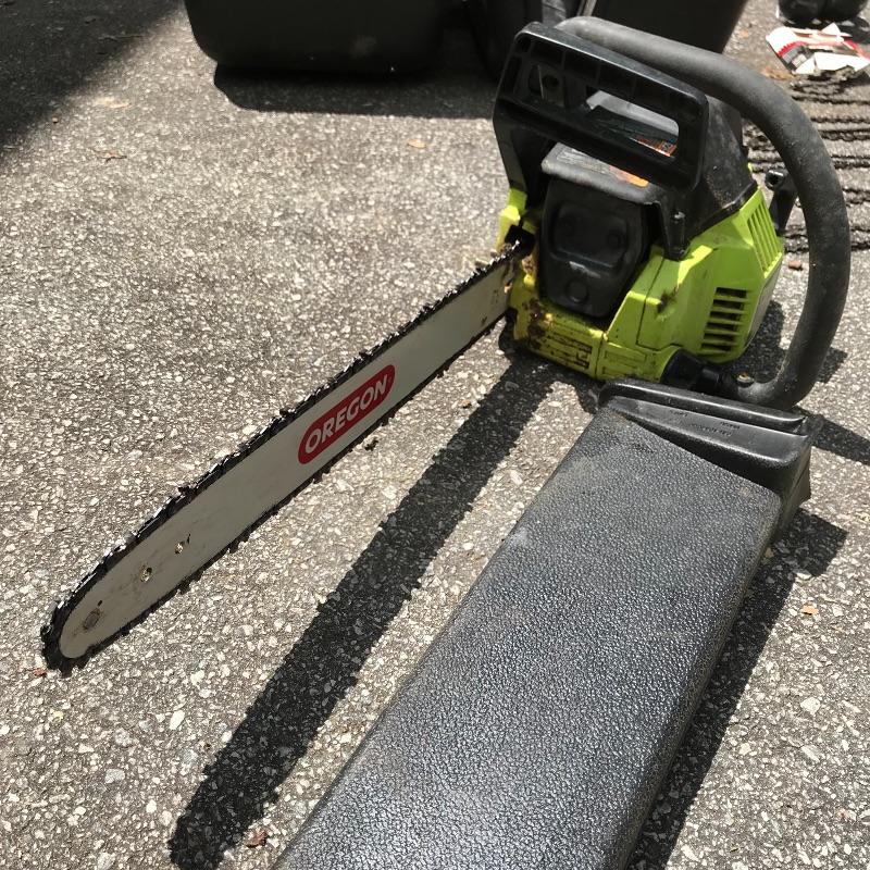 Lot 278 Poulan 2550 Super Clean Chainsaw and Accessories EstateSales