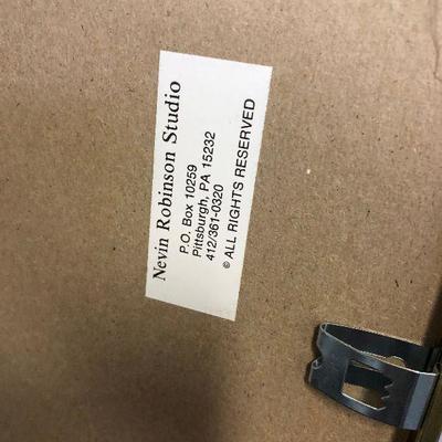 Lot # 148 3 river Stadium Pittsburgh signed print Nevin Robinson ...