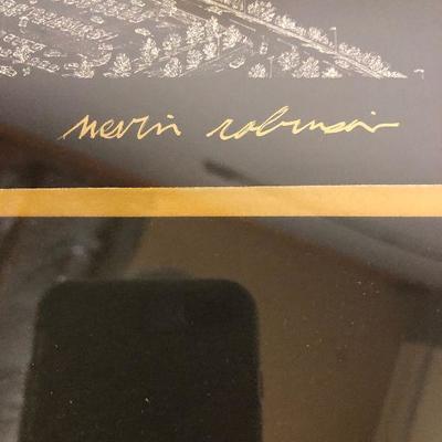 Lot # 148 3 river Stadium Pittsburgh signed print Nevin Robinson ...