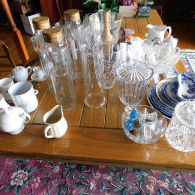 Collection of Formal Glassware and Serving Dishes | EstateSales.org