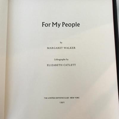 Lot 434 - For My People by Margaret Walker | EstateSales.org