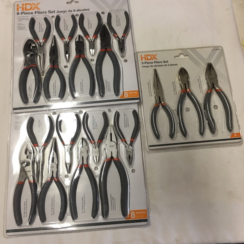 Lot 18 - HDX New Pliers Sets | EstateSales.org