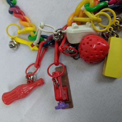 80s Keychain Necklace | EstateSales.org
