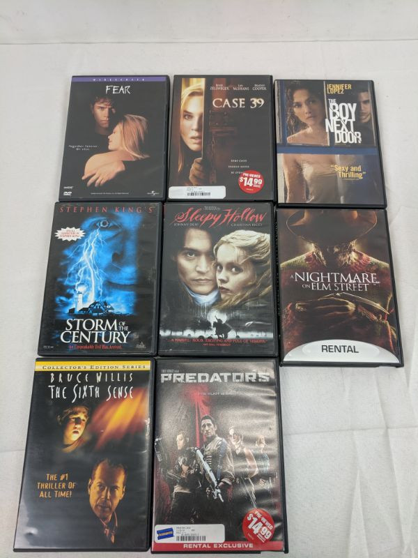 7 Horror Movies: Fear - Predators R Rated | EstateSales.org