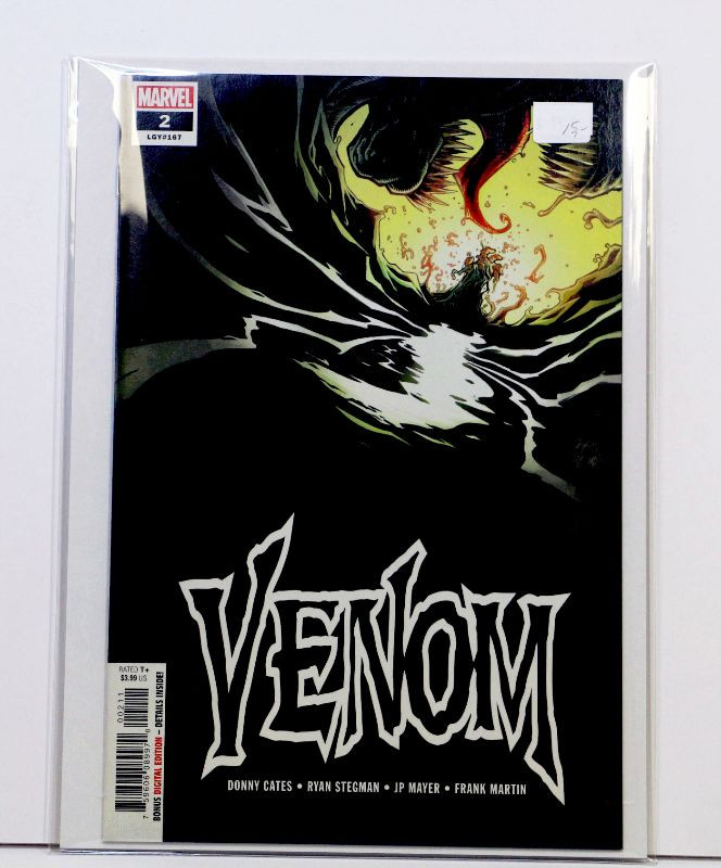 VENOM #2 - 1st Print LGY #167 Ryan Stegman Cover Donny Cates 2018 ...