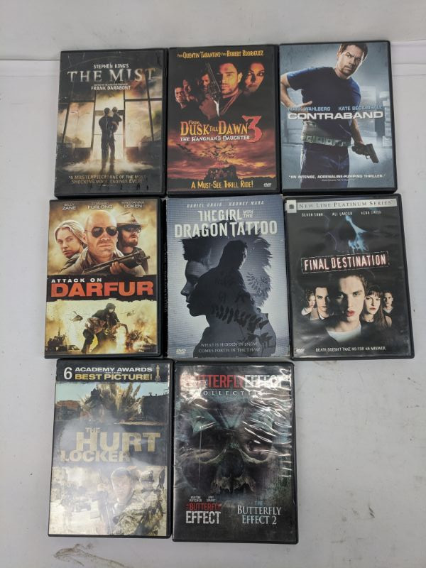 8 Action Movies: The Mist - Final Destination Rated R | EstateSales.org