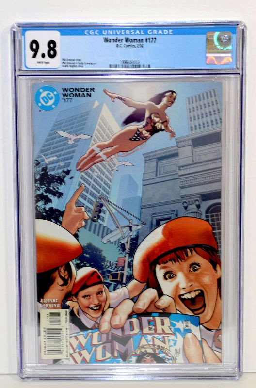 WONDER WOMAN #177 CGC 9.8 Adam Hughes Cover DC Comics 02/2002 ...