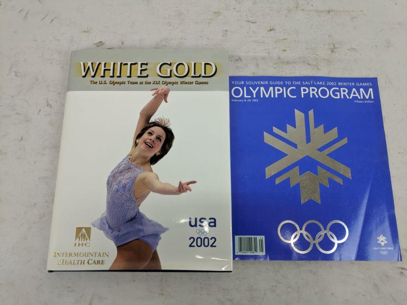 White Gold Olympic Book & Program | EstateSales.org