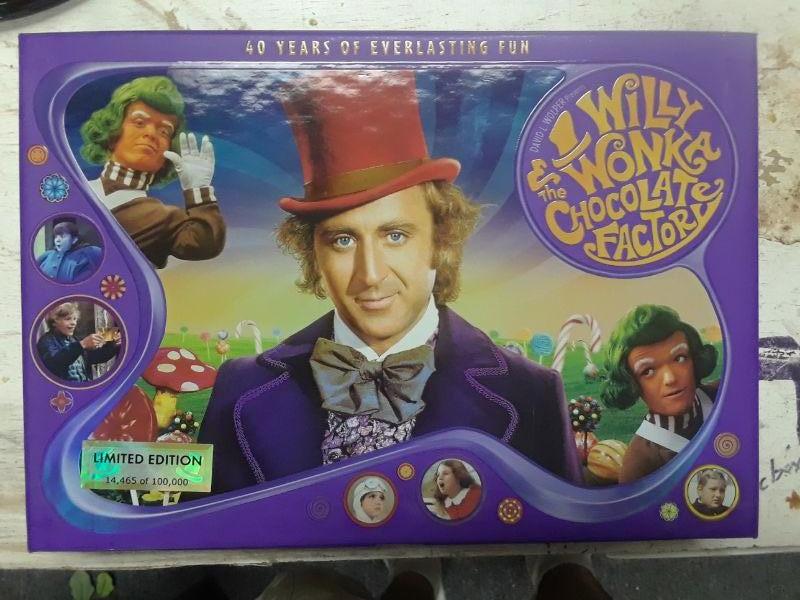 WILLY WONKA & THE CHOCOLATE FACTORY 40 YR LIMITED EDITION COLLECTION ...