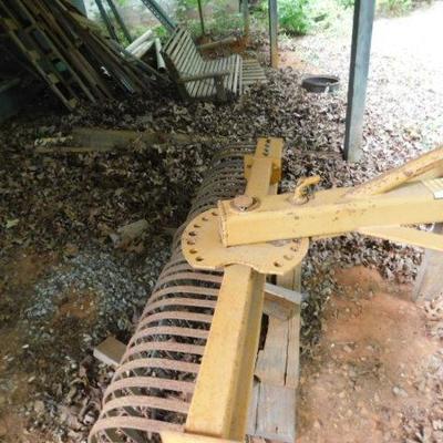 The Leinbach 84" Line Rock or Landscape Rake Farm Implement ...