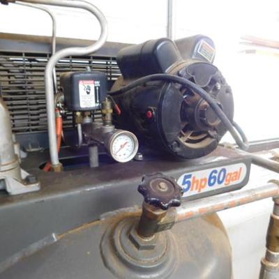 DeVilbiss Charge Air Pro 5HP 60 Gallon Electric Vertical Air Compressor ...
