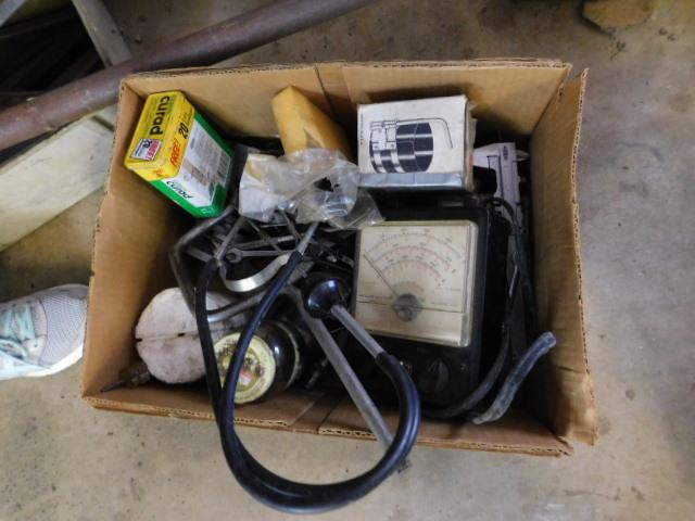 Box of Mechanic's Testing Equipment | EstateSales.org