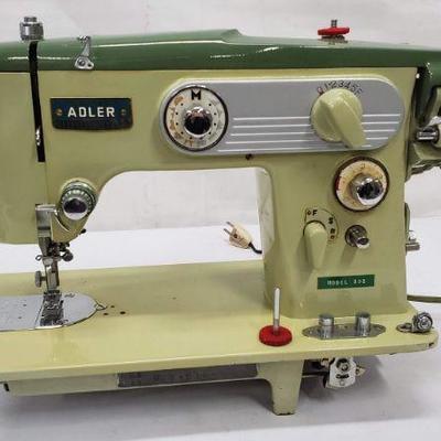 Vintage Hilton Adler Sewing Machine, Model 592, Belvedere Adler ...