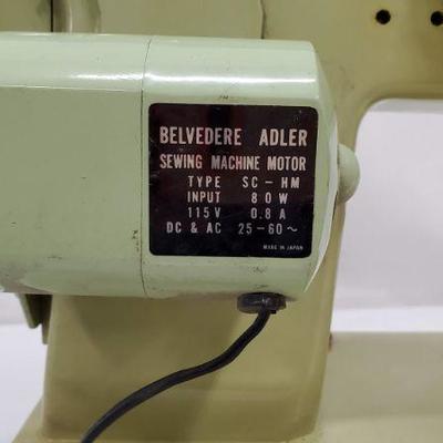 Vintage Hilton Adler Sewing Machine, Model 592, Belvedere Adler ...