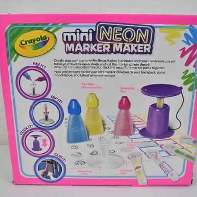 Crayola Mini Neon Marker Maker - New | EstateSales.org