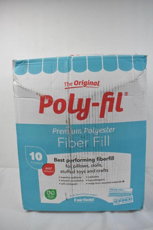Poly-Fil Premium Polyester Fiber Fill 10 Lbs - New | EstateSales.org