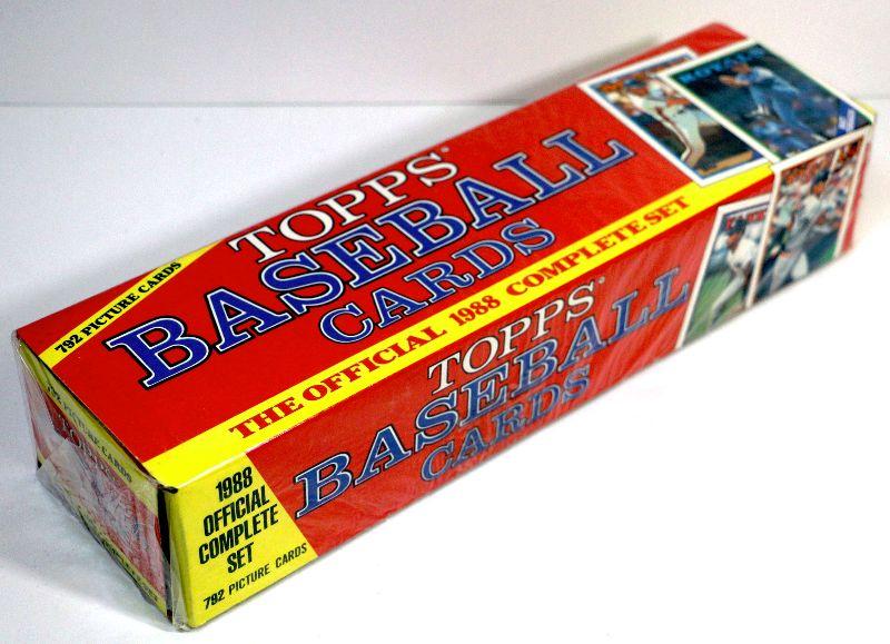 1988 TOPPS BASEBALL CARDS THE OFFICIAL COMPLETE SET FACTORY SEALED BOX 1988 TOPPS BASEBALL CARDS THE OFFICIAL COMPLETE SET FACTORY SEALED BOX