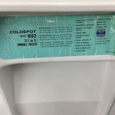 Lot 117 - Sears Coldspot Freezer | EstateSales.org