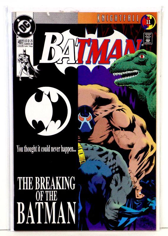 BATMAN #497 The Breaking of the Batman KEY ISSUE - NM 1993 DC Comics ...