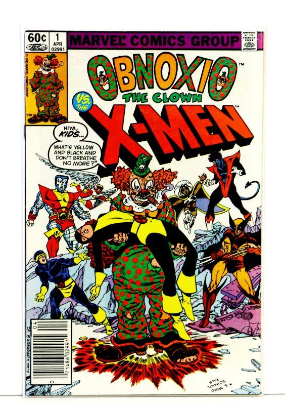 Obnoxio the Clown vs. X-MEN #1 Bronze Age Comic Book 1983 Marvel Comics ...