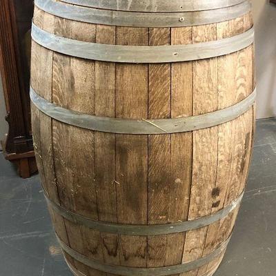 Lot#083 Extra Large Whiskey Barrel | EstateSales.org