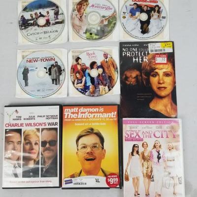 9 DVDs, PG to Rated R: Catch and Release -to- Sex and the City the ...