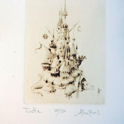 Allan Reid "Turtle" Etching | EstateSales.org