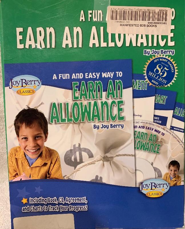 Earn An Allowance Including Book, CD & Agreement (Charts to track your ...